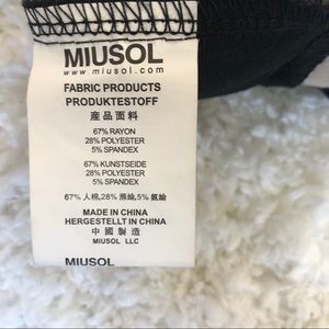 Miusol | Dresses | Miusol Side Zip Stretch Dress Size Small | Poshmark